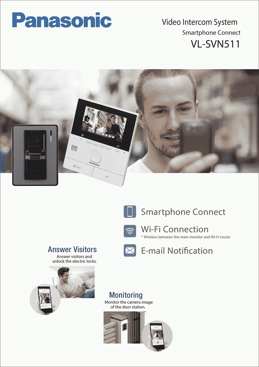 Video Door Phone - Panasonic | Panason Video Intercom | Ecolux