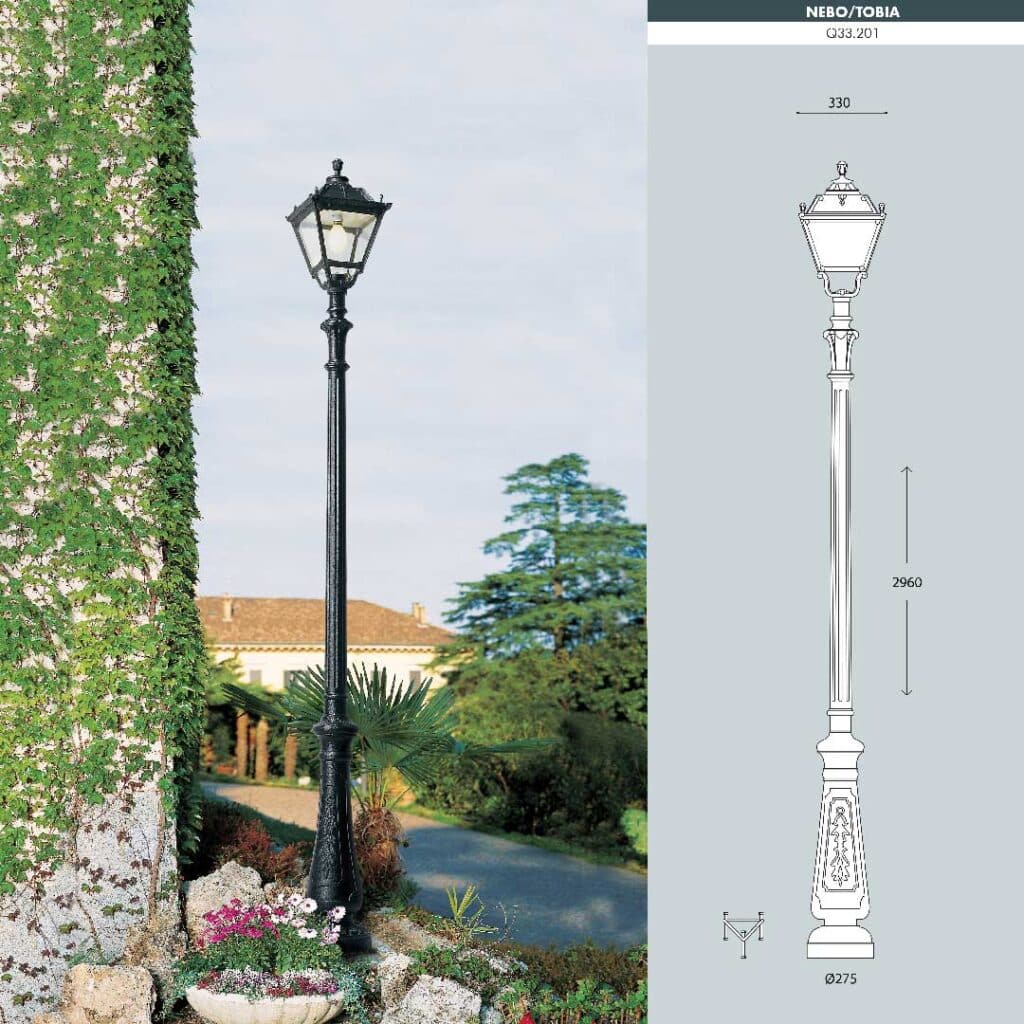 NEBO-TOBIA 1L Pole Light - Ecolux