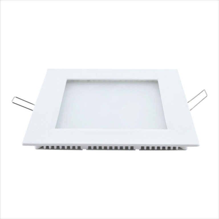 Slim Panel 12W Wh-SQUARE- PL1112S-6500K - Ecolux