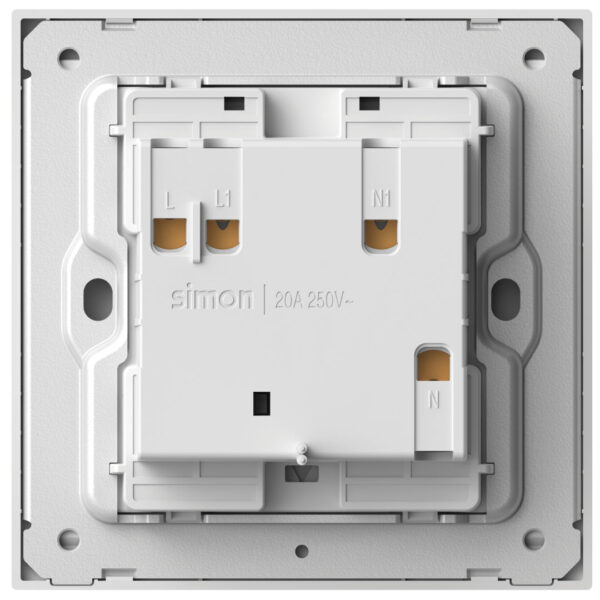 20A Double Pole Switch with LED M7-White - Ecolux